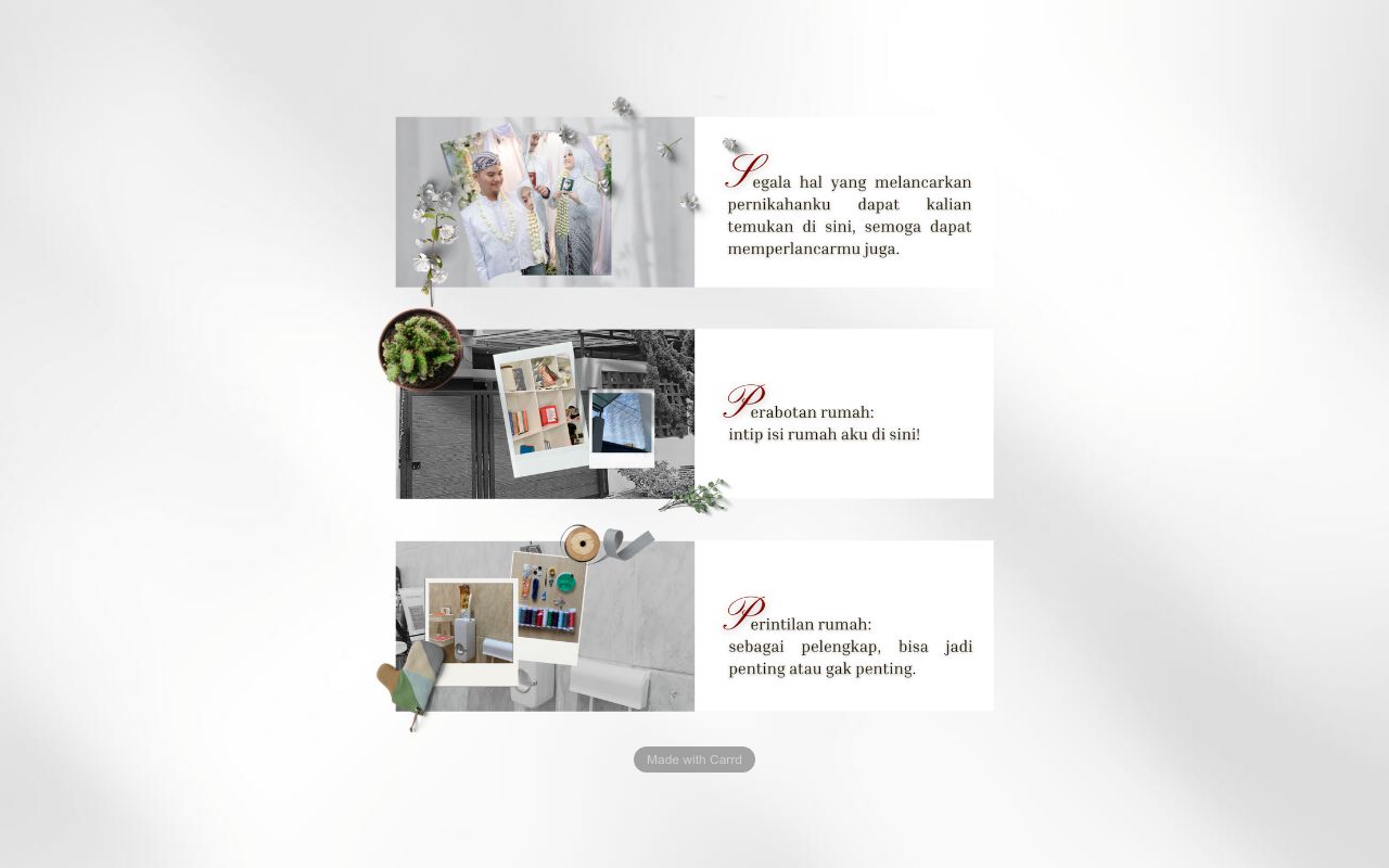 Dari Dina; untuk siapa pun yang menemukan.